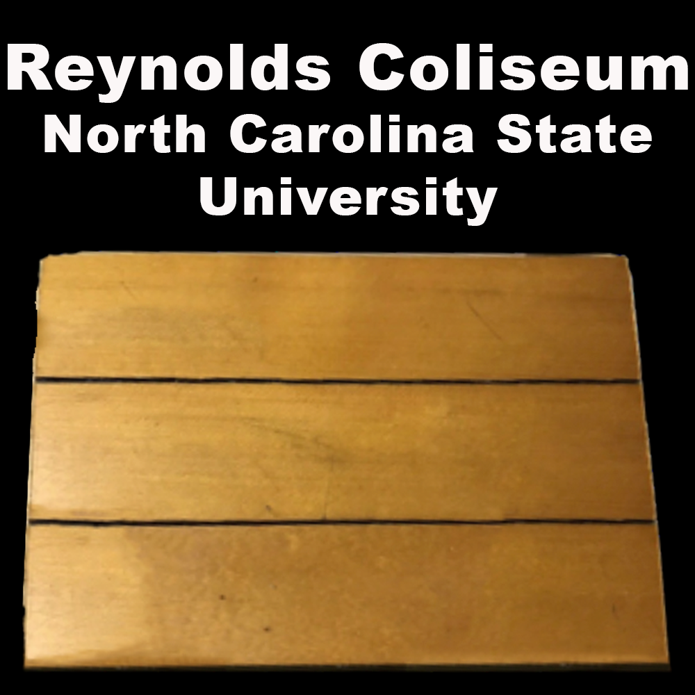 Reynolds Coliseum (North Carolina State University) [BASKETBALL FLOOR ...